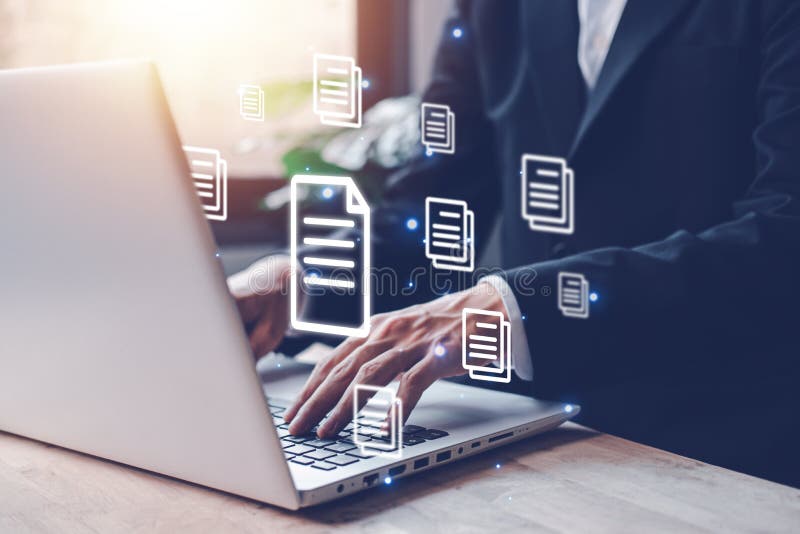 Document Management System DMS. Digital Online Document Database and ...