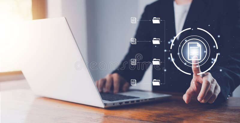 Document Management System DMS. Digital Online Document Database and ...