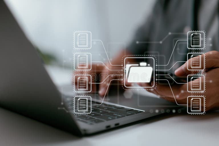 Document Management System DMS, Online Documentation Database, and ...