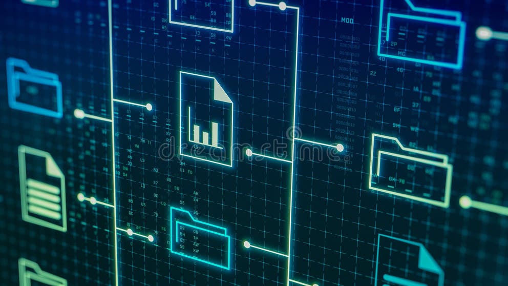 Holographic Document Interface Stock Illustrations – 55 Holographic ...