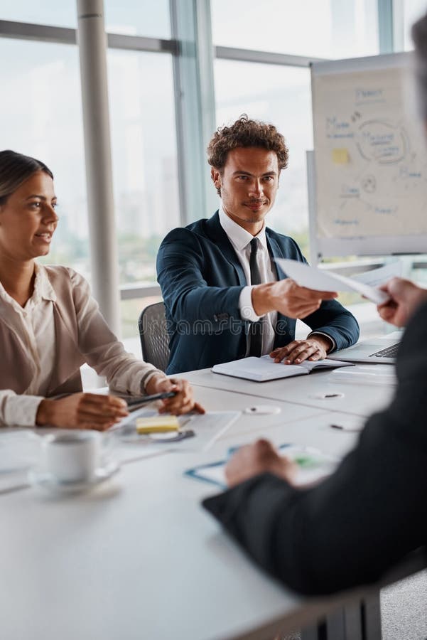 The Document that Might Change Everything. Corporate Businesspeople ...