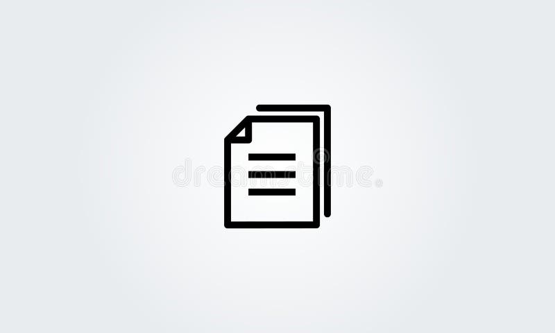 Document, Paper, File, Page Symbol, Icon. Vector Illustration Graphic ...