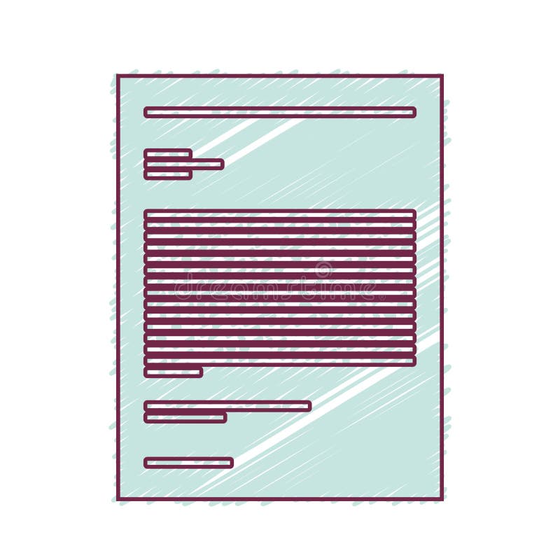 Document Paper Page with Stam Shape Stock Vector - Illustration of ...