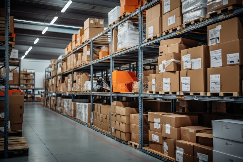 Document and Paperwork File Store. Generative AI Stock Image - Image of ...