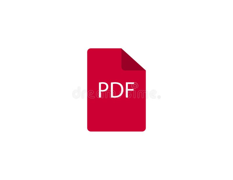 Document, Pdf, Format Icon. Vector Illustration. Stock Vector ...