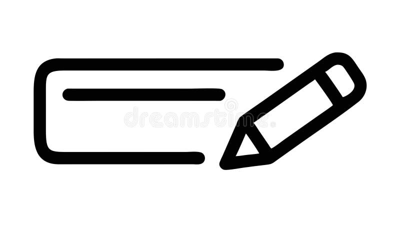 Document with Pen Icon for Editing, Signing, and Content Creation ...