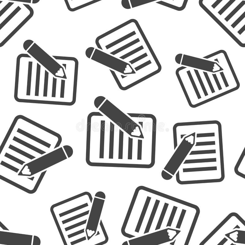 Pencil Seamless Pattern Background. Business Flat Vector Illustration ... Pencil Seamless Pattern Background. Business Flat Vector Illustration ...