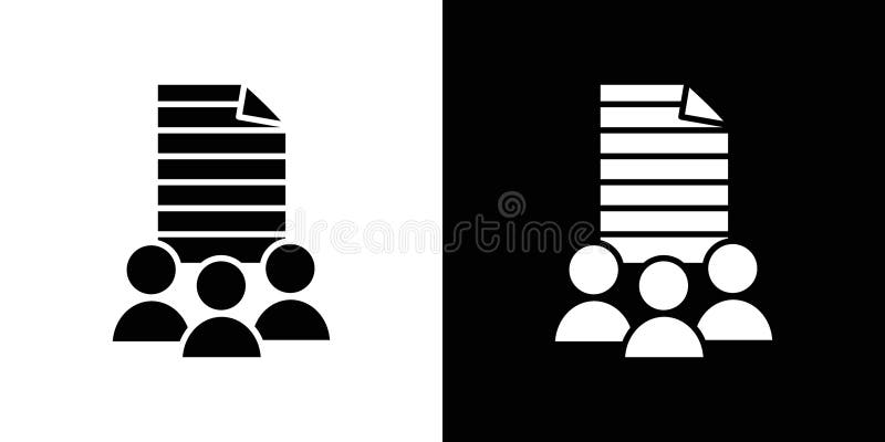 Document Petition Icon Isolated Flat Vector in Outline Stock Vector ...