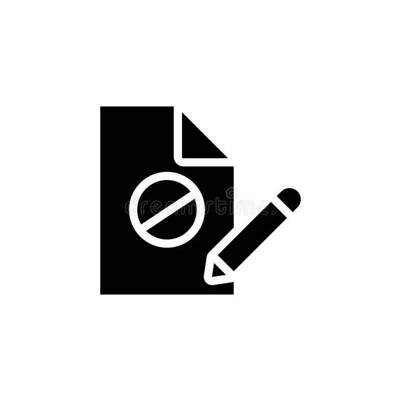 Document Petition Icon Web Design in Vector Stock Vector - Illustration ...