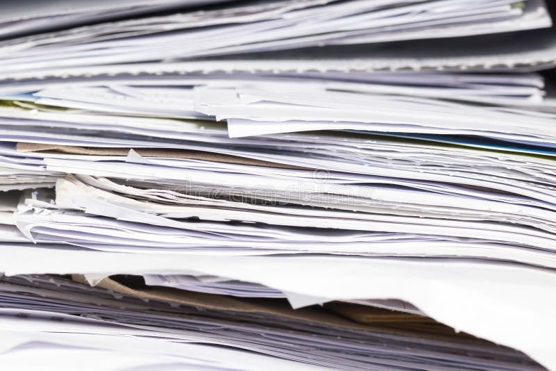 Document Pile stock image. Image of work, texture, paperwork - 51143445