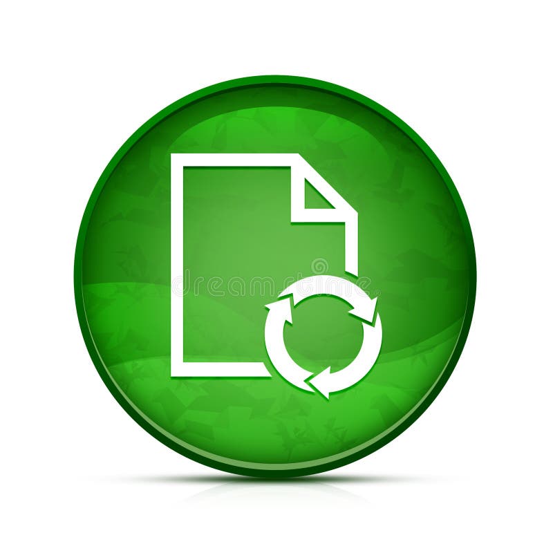 Document Process Help Icon on Classy Splash Green Round Button ...