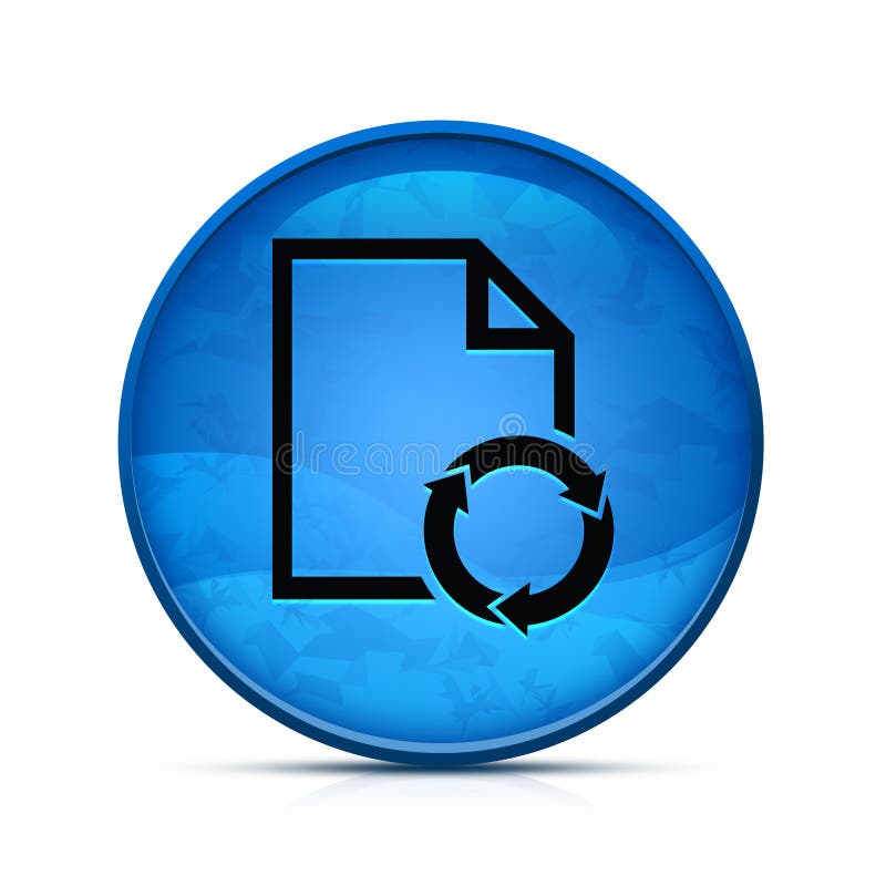 Document Process Help Icon on Classy Splash Blue Round Button ...