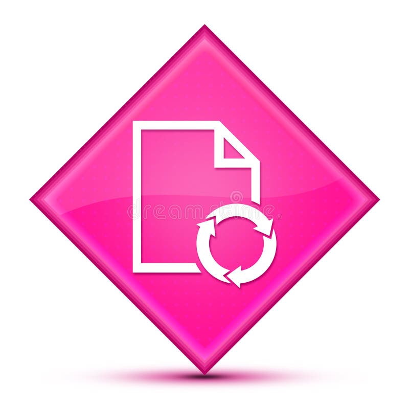 Document Process Eyeball Glossy Elegant Pink Round Button Abstract ...