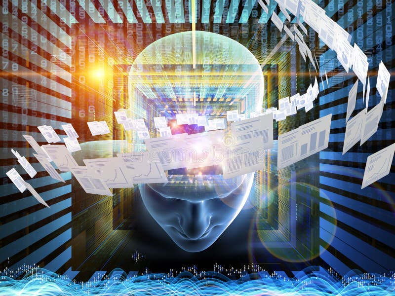 Document Processing stock illustration. Illustration of code - 21934545