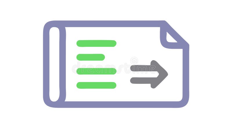 Document Processing Vector Icon, File Transfer and Action Symbol, Vector Design Generative AI ...