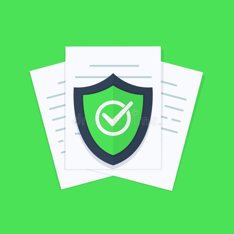 Document Protection Concept, Confidential Information and Privacy Idea ...