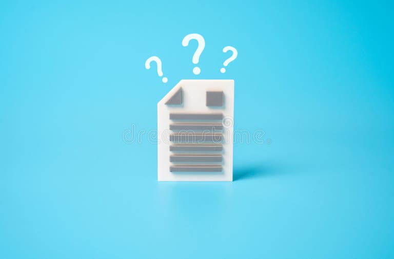 Document and Question Marks. FAQ on Submitting a Package of Documents ...