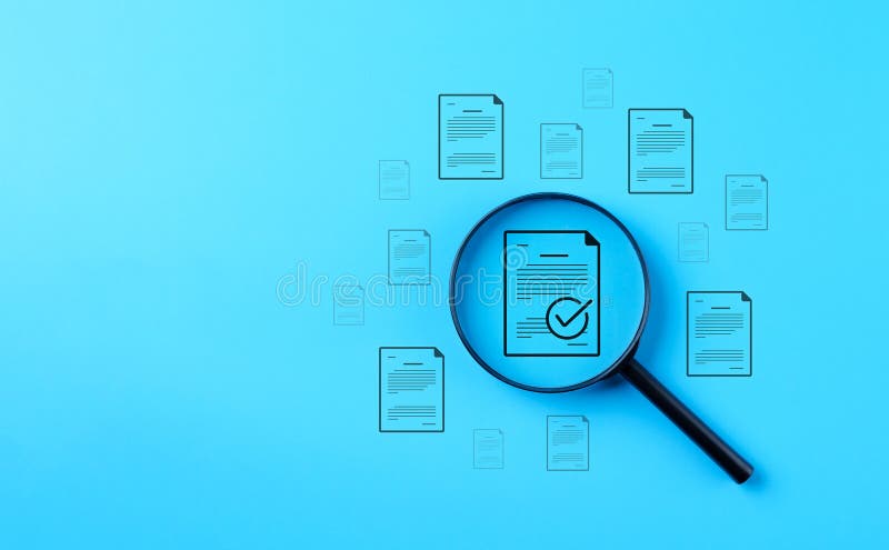 Document Review and Quality Control Concept. Document with a Checkmark ...