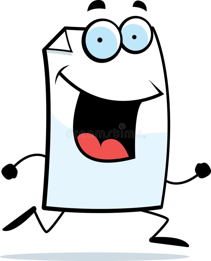 Document Running stock vector. Illustration of file, paper - 10884815