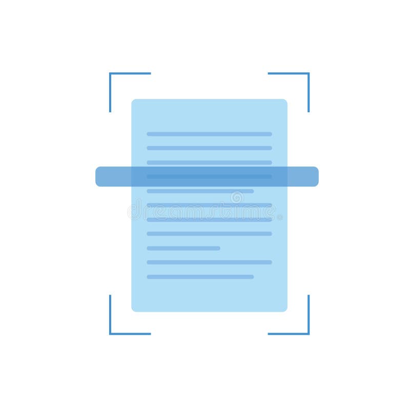 Document Scanning Icon Stock Illustrations – 2,608 Document Scanning ...