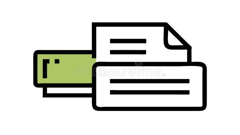 Document Scanner Printer Copy Machine Icon, Vector Design Generative AI ...