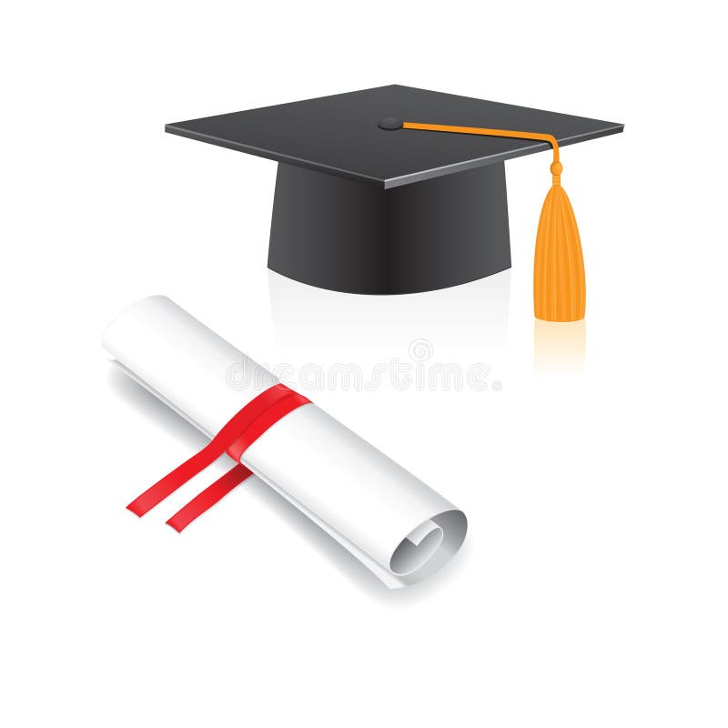 Graduation Scrolls Clipart