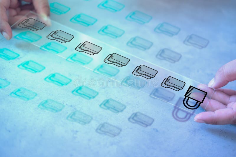 Log in To File Access in the Cloud Computing System Network Stock Photo ...