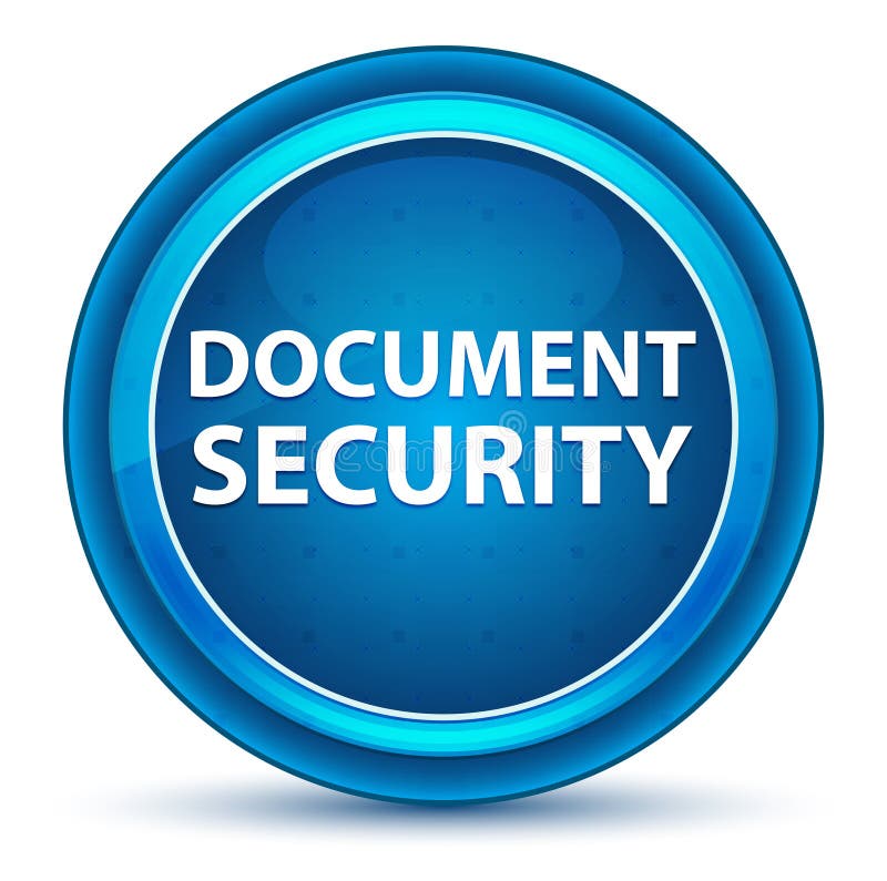 Document Security Modern Flat Design Blue Abstract Background Stock ...
