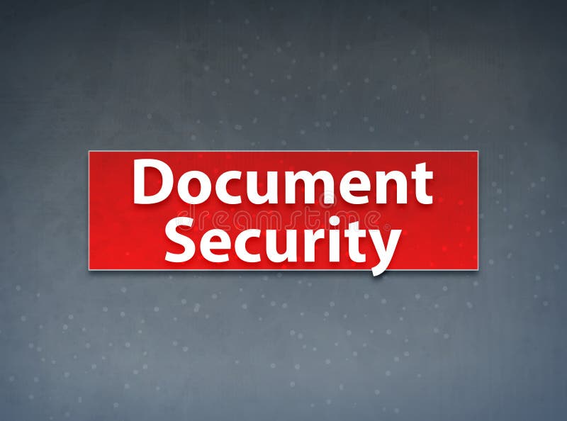 Document Security Modern Flat Design Blue Abstract Background Stock ...