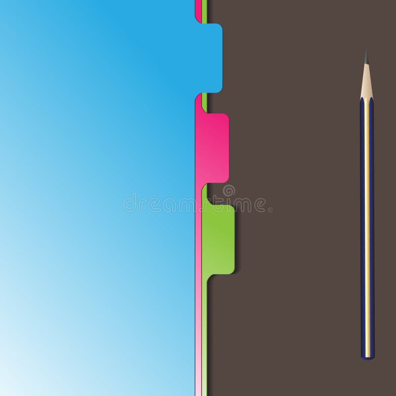 Document separator divider stock vector. Illustration of blue - 13146125