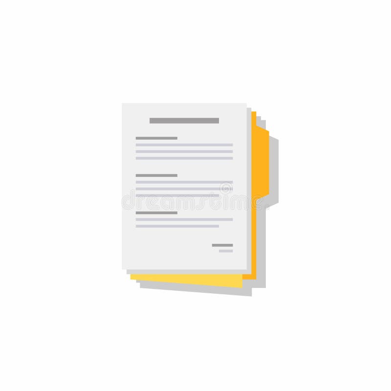 PDF Document Shadow Red stock vector. Illustration of outside - 259018533