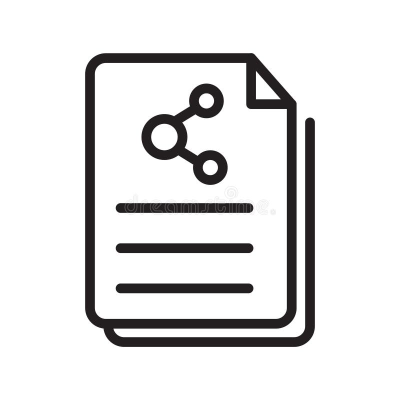 Document Share Icon Set. Send and Export File Vector Symbol in a Black ... Document Share Icon Set. Send and Export File Vector Symbol in a Black ...