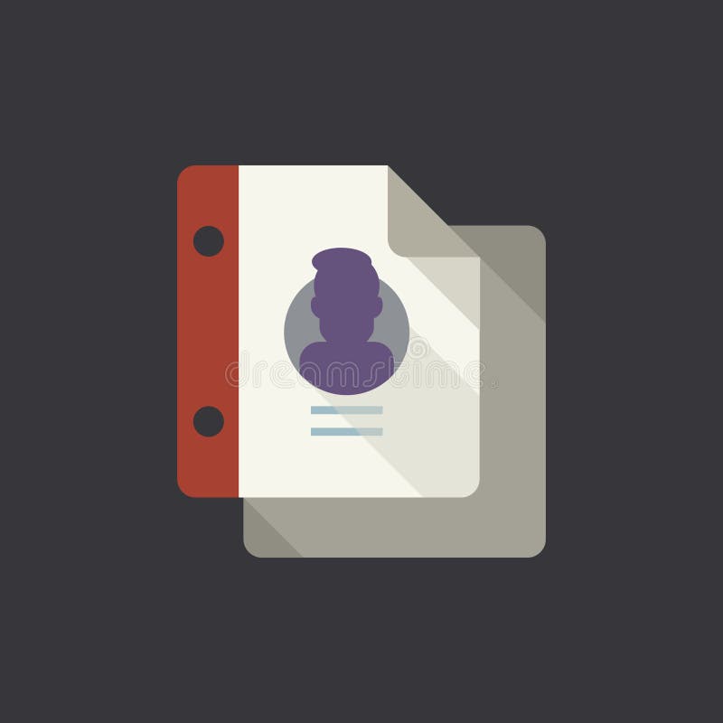 A Document Sheet Icon Illustration. Stock Vector - Illustration of ...