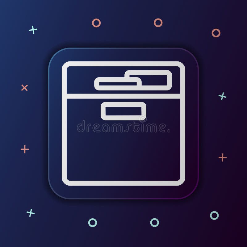Document Shelf Nolan Button Icon Simple Thin Line Outline Vector Of Web Icons For Ui And Ux