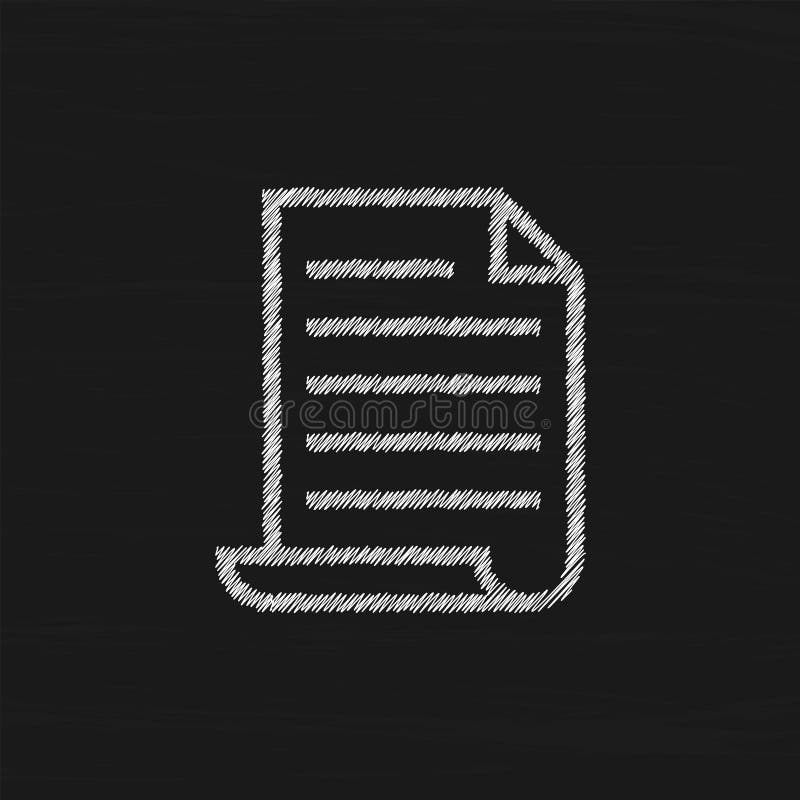 Document Sketch Vector Icon. Design Element for Logo, Label, Sign ...