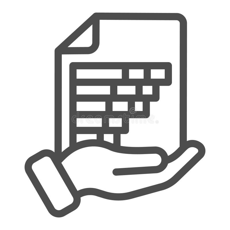 Outline Paper Analytics Data Vector Icon Stock Illustrations – 3,081 ...