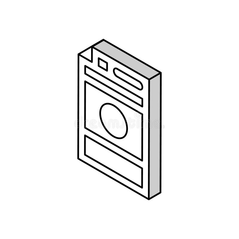 Document Templates Technical Writer Isometric Icon Vector Illustration ...