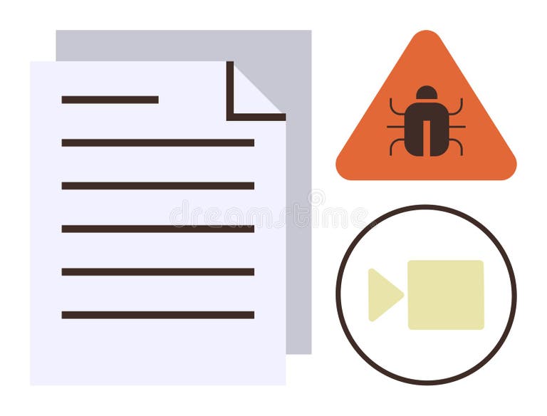 Video Recording Error Stock Illustrations – 50 Video Recording Error ...