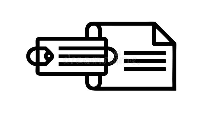 Document Transfer Icon with an Arrow for Sending and Sharing Files ...