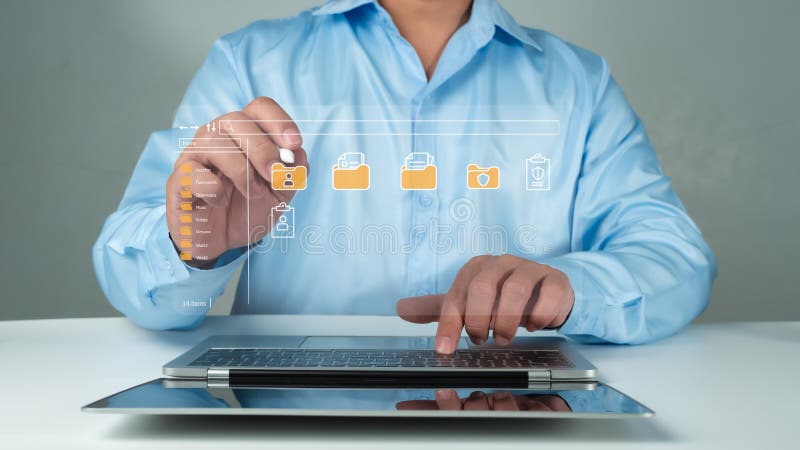 Document Transferring Concept, Folder Document Management System DMS ...