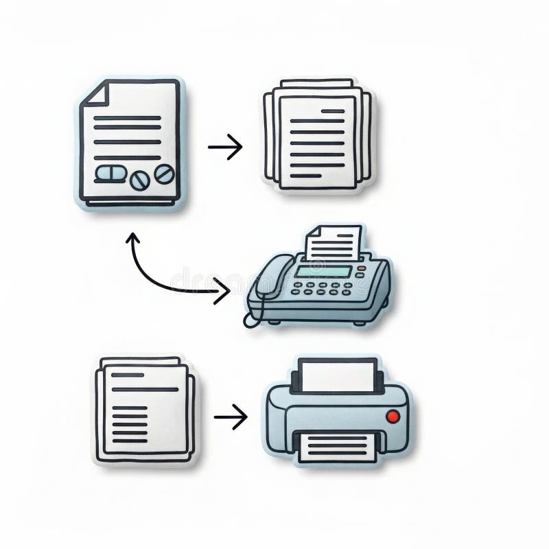 Flowchart Fax Stock Illustrations – 3 Flowchart Fax Stock Illustrations ...