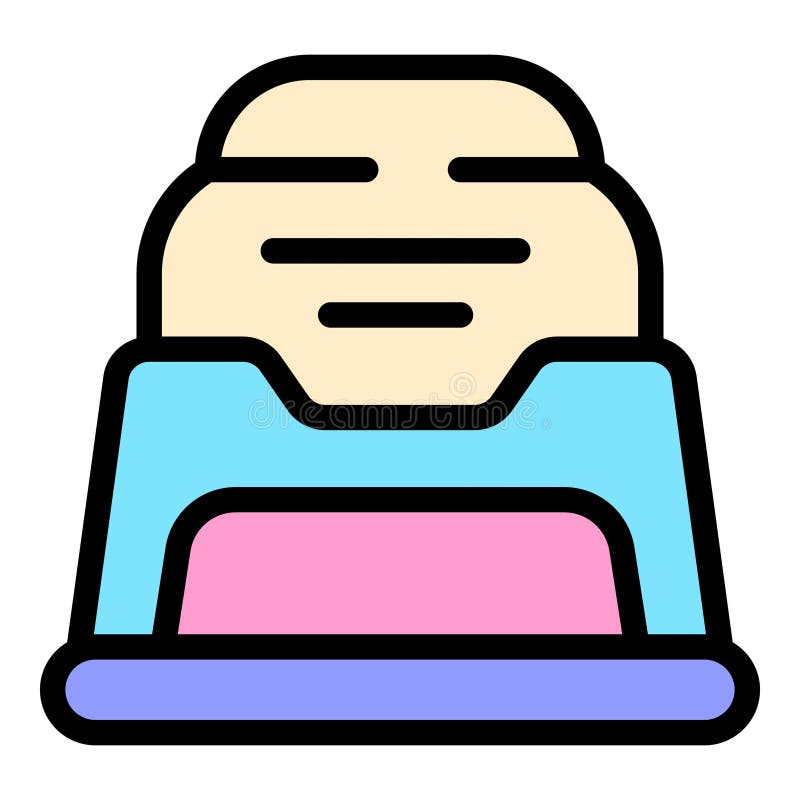 Document Tray Holding Paper for Printing or Scanning Stock Illustration ...