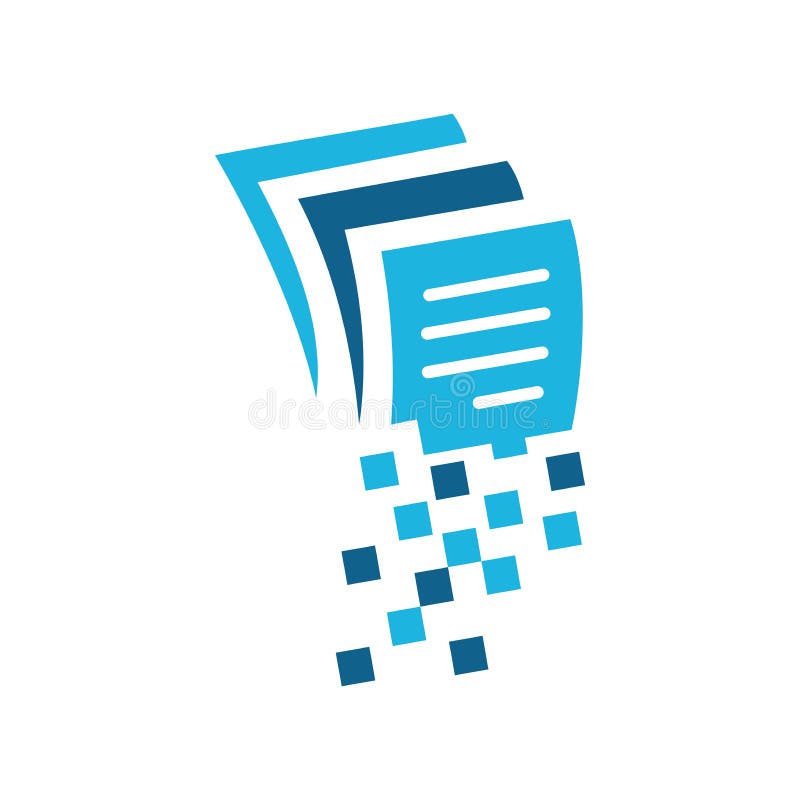 Document Unique De Conception De Logo Illustration de Vecteur ...