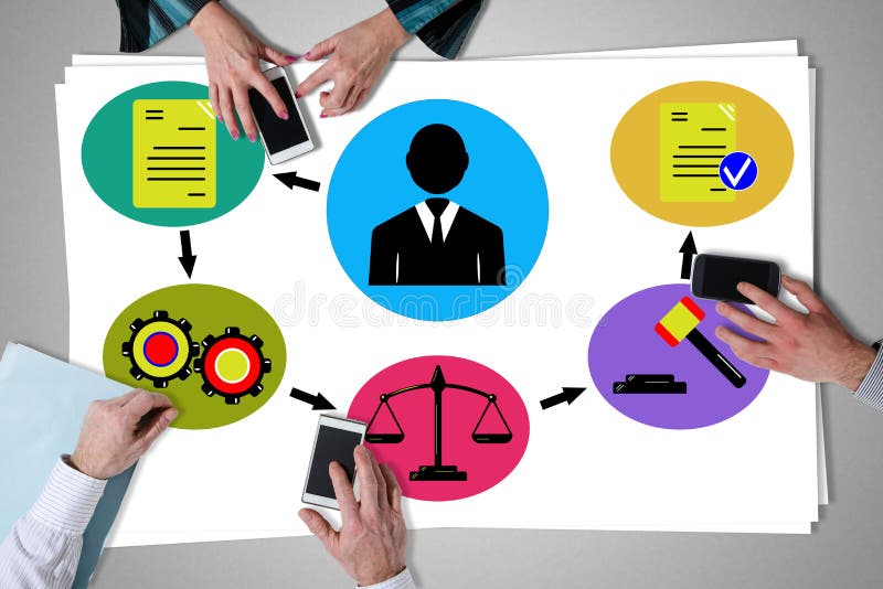 Document Validation Process Concept Placed on a Desk Stock Image ...