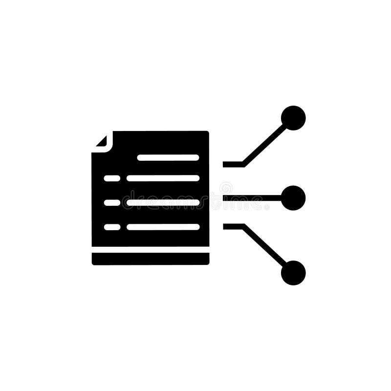 Document Vector Icon. Technical Documentation Illustration Sign. Manual ...