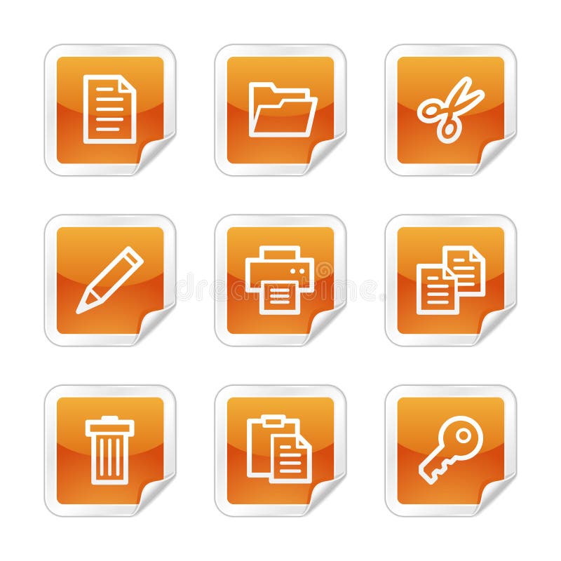 Orange Document Stock Illustrations – 34,935 Orange Document Stock ...