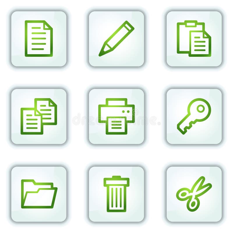 White document icons stock illustration. Illustration of computer - 2642039