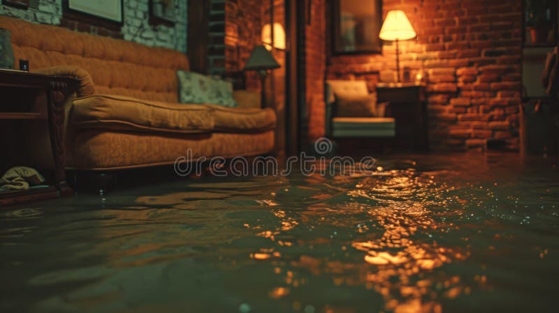 Documentary Photography, Basement Flooding during Heavy Rain. Disaster ...