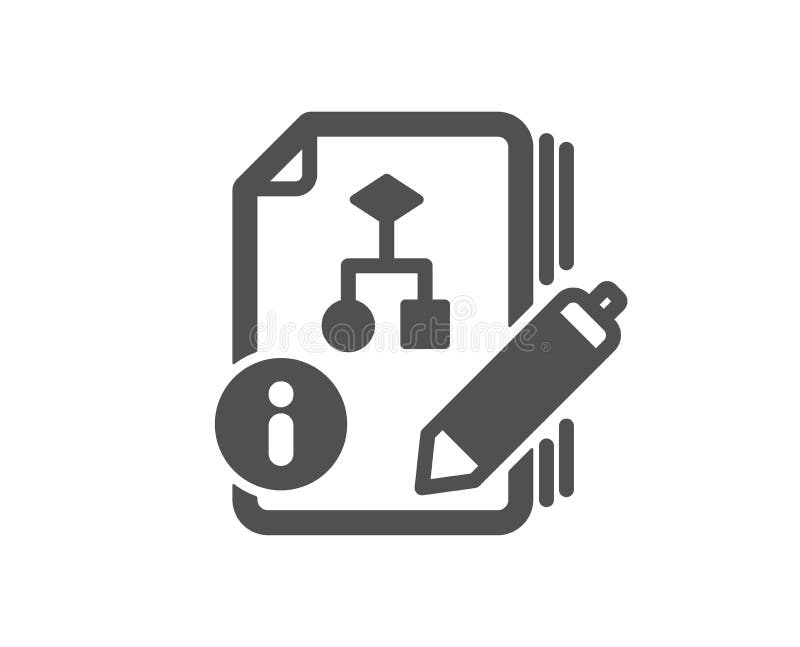 Documentation With Algorithm Icon Technical Instruction Sign Vector Stock Vector