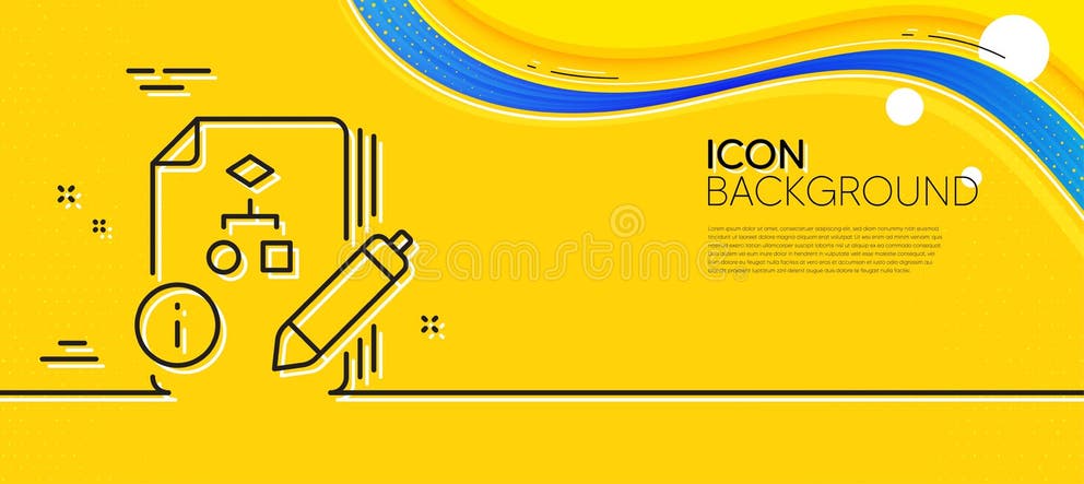 Documentation With Algorithm Line Icon Technical Instruction Sign